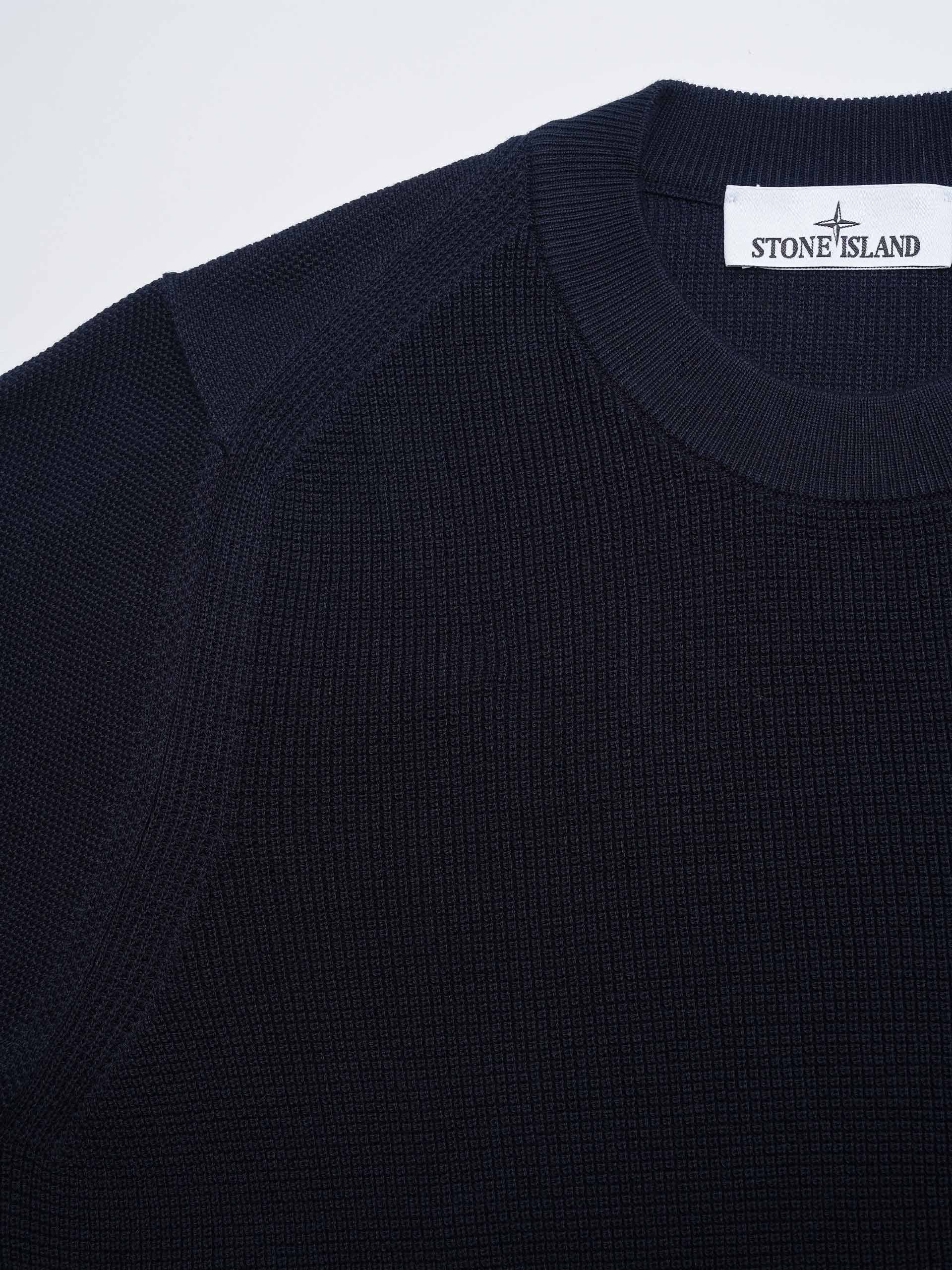 STONE ISLAND - Rundhalspullover mit Logo-Patch für Herren – NEW TAKE FIVE